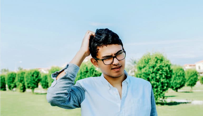 man-itching-head-outside_1600 - Futurity