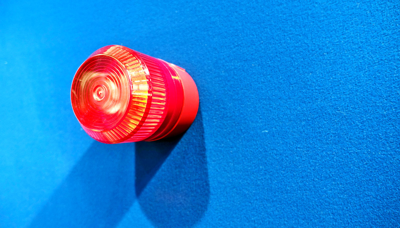 Single Red Warning Light Construction