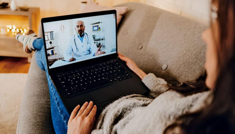 Why docs shouldnt do telehealth visits in the kitchen